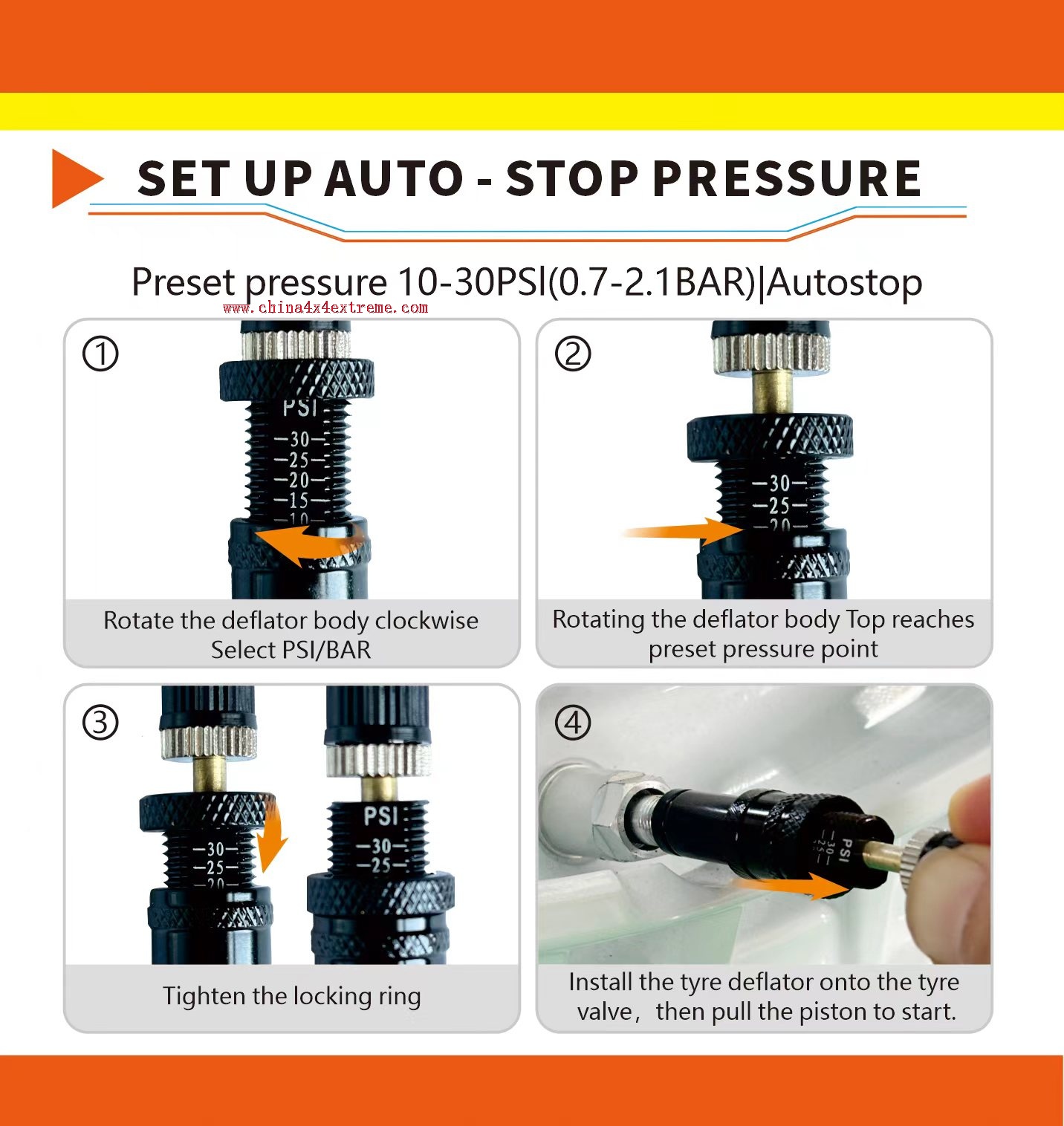 ,New Tire Deflators,Tenda Off-Road Accessories Industry Co.,Ltd.
